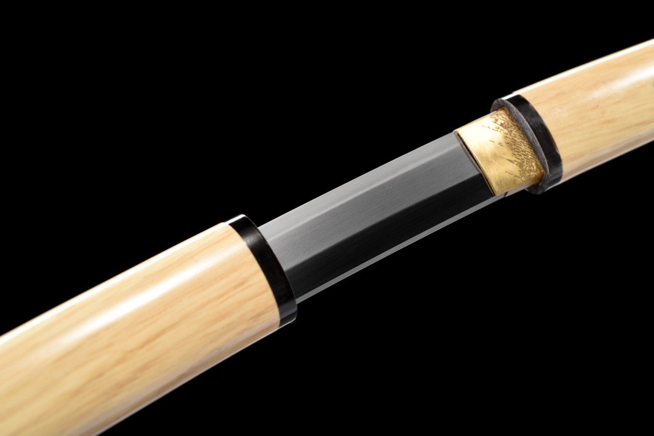 Ronin Katana Hammer Forged Bare Blade Samurai Sword #5 - Ronin Katana