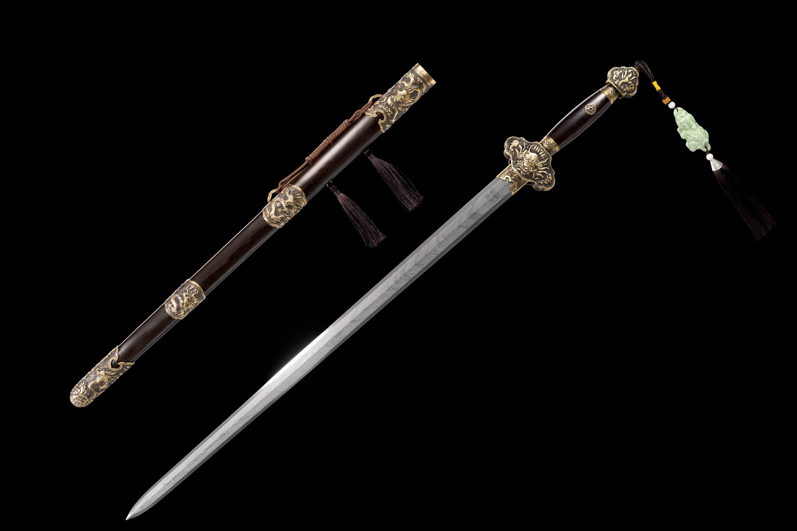 Chinese Dragon Jian Forged From Meteorites - Ronin Katana
