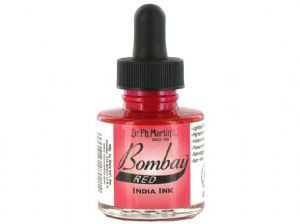 Dr. Ph. Martin's Bombay India Ink - Red 30ml - Atlantis Art Materials