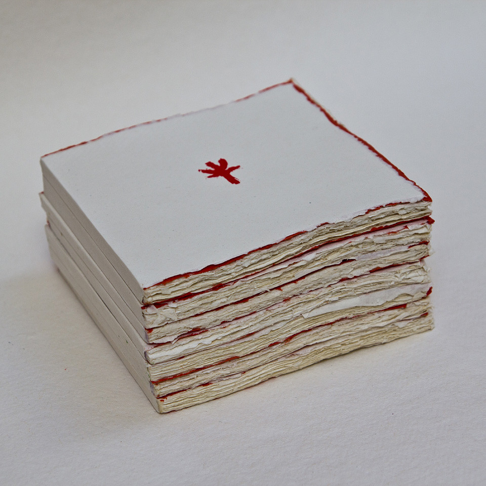 Khadi - 100% Cotton Rag Paperback Book 6"x 6" - Atlantis Art Materials