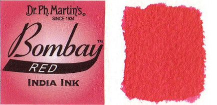 Dr. Ph. Martin's Bombay India Ink - Red 30ml - Atlantis Art Materials