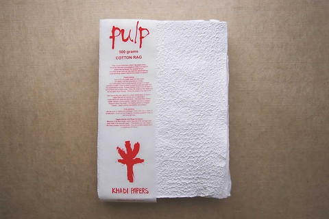 Khadi - Cotton Rag Pulp - Atlantis Art Materials