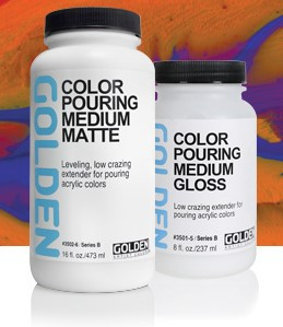 Golden - Colour Pouring Medium Matte - Atlantis Art Materials