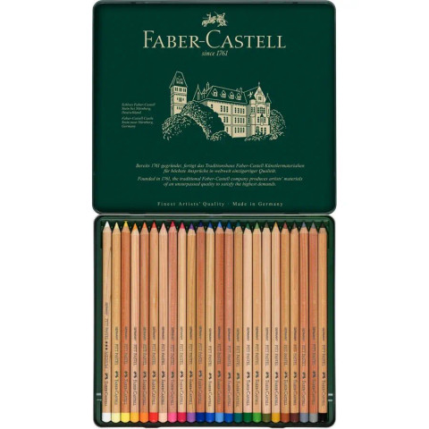 Faber Castell Pitt Pastel Pencil Set of 24 - Atlantis Art Materials