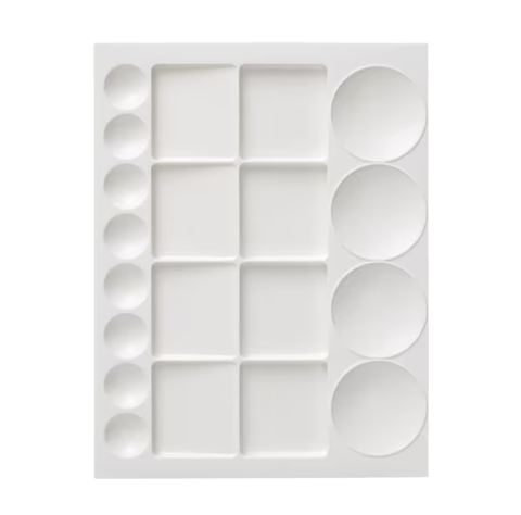 Global - Plastic 20 Well Tray - Atlantis Art Materials