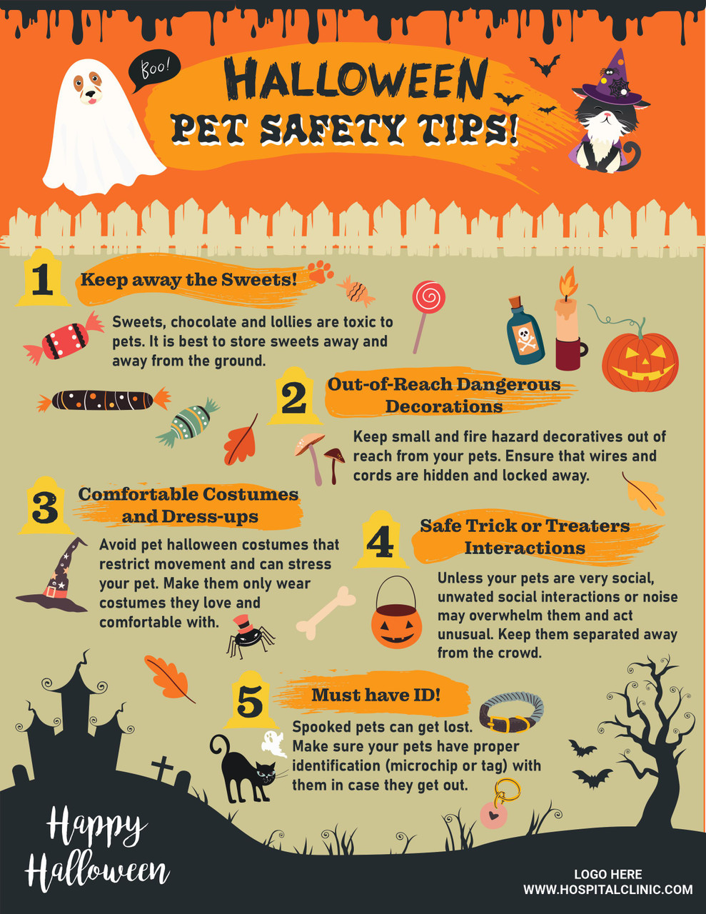 Halloween Safety Tips Flyer Halloween Safety Tips Flyer