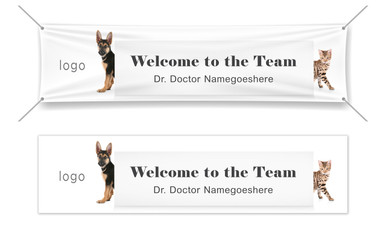 Welcome to the Team Banner 8x2 - New Doctor
