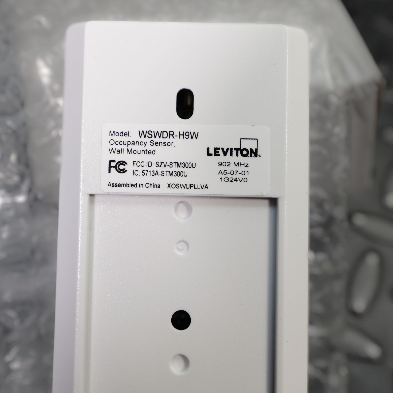 Leviton WSWDR-H9W LevNet RF Wireless Occupancy Sensor