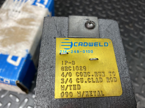 Cadweld GRC182Q Cable to Ground Rod Mold, 4/0 AWG Cadweld