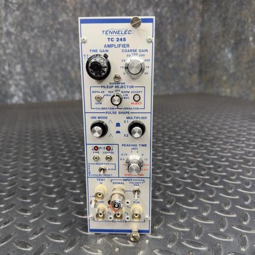 NIM BIN Module - Tennelec TC 245 Spectroscopy Amplifier - Obtainium ...