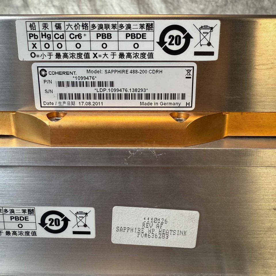 Coherent Sapphire 488-200 Laser System 350mW