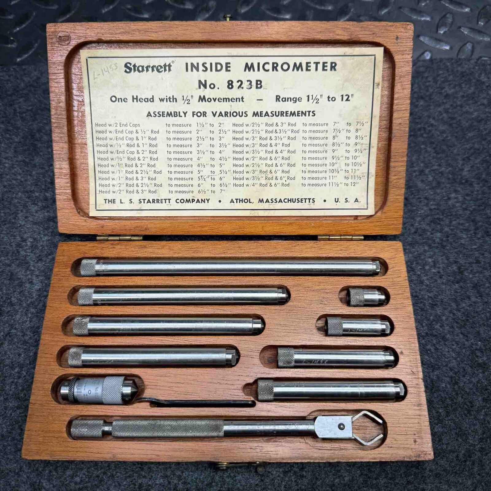 starrett inside micrometer