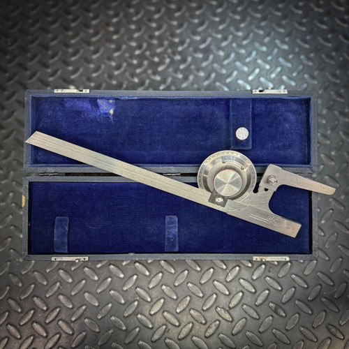 Brown and Sharp 496, 12" Universal Bevel Protractor with Case ...