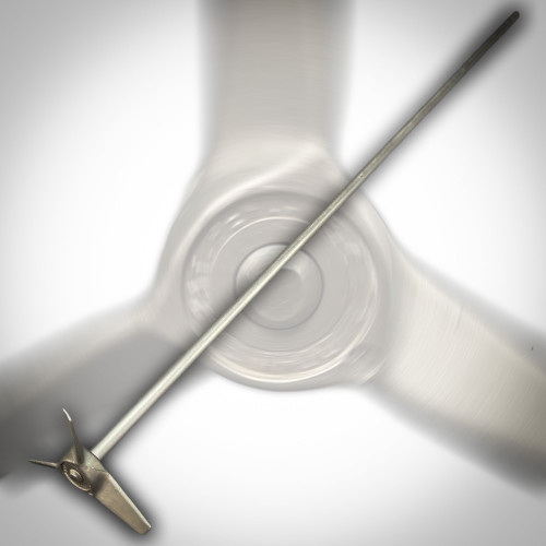 Lightnin Axial Flow Mixer Impeller 24" Shaft, 3.4" Dia