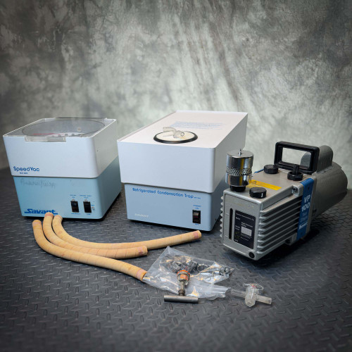 Savant RT100 Condensation Trap, SpeedVac SC100 and VP100 Vacuum Pump