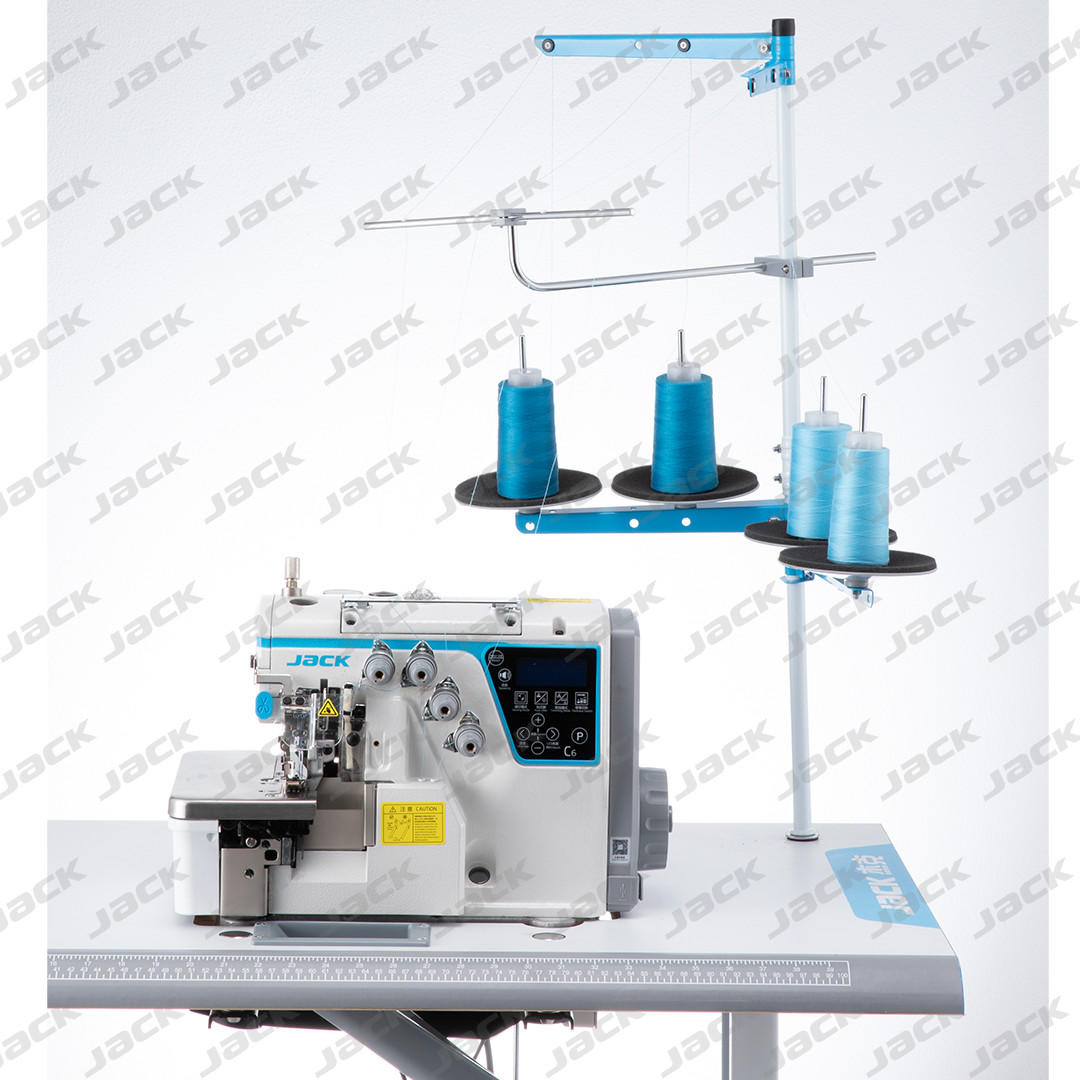 Jack C6-4-M03-333 4 Thread Digital Overlock Fully Automatic Thickness ...