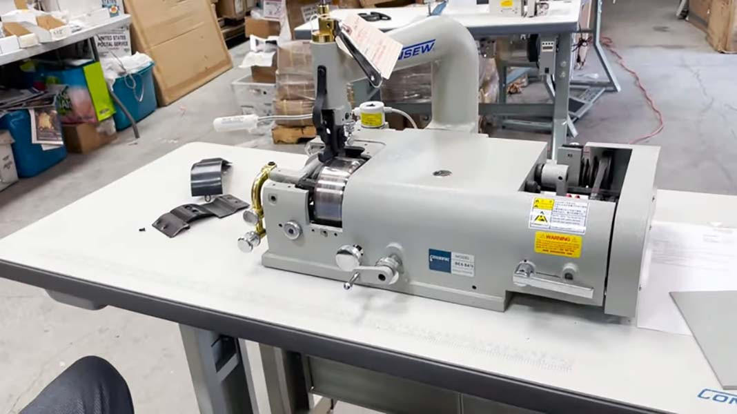 Consew DCS-S4 Leather Skiving Machine With Table and Servo Motor