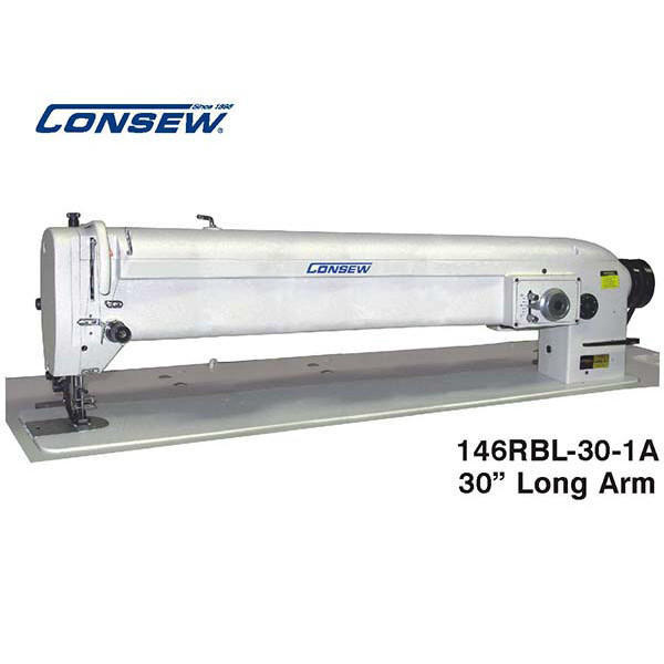 Consew 146RBL Series Single Needle Zig-Zag Walking Foot 30" Long Arm ...
