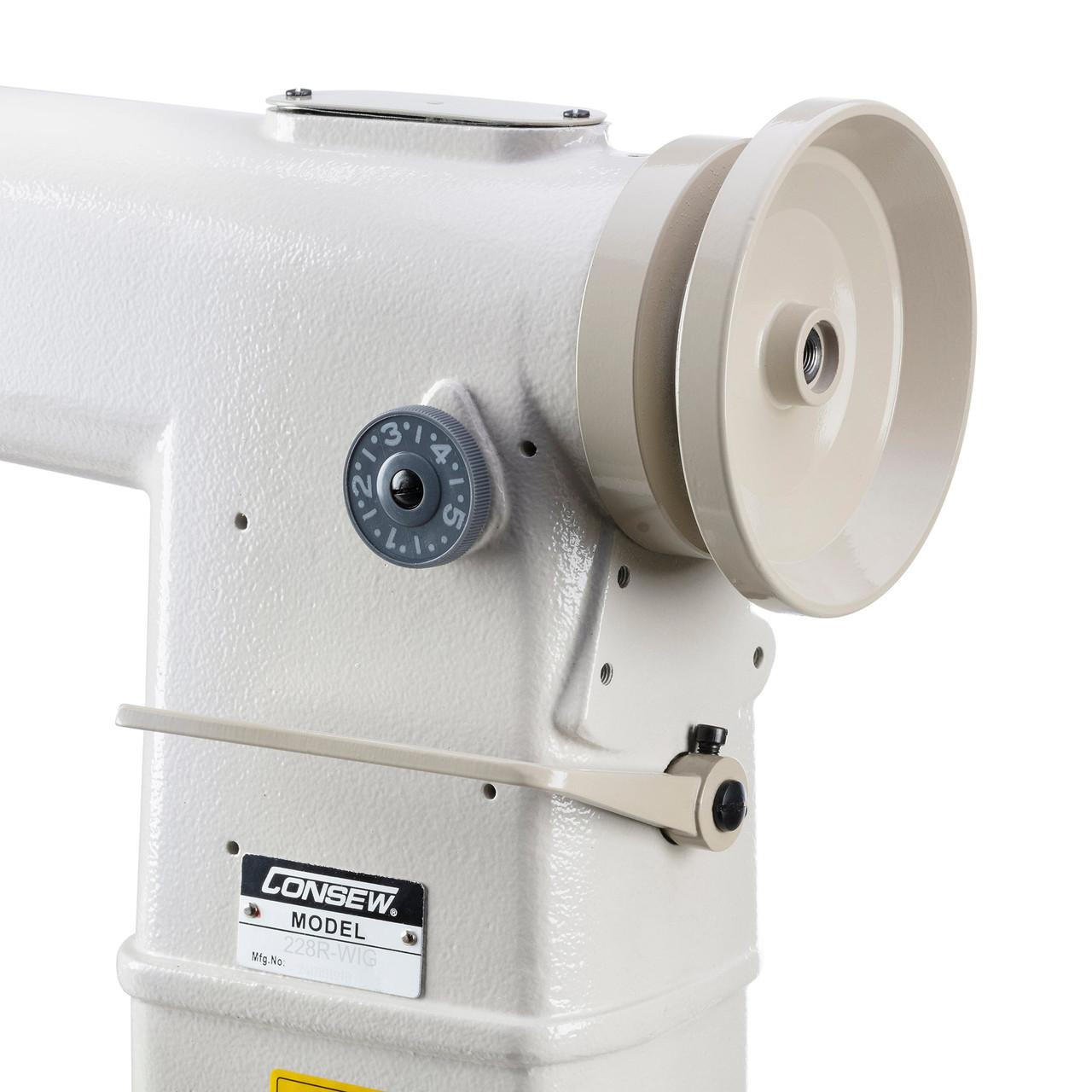 Consew 228R-WIG Single Needle Drop Feed Post Bed Wig and Hat Sewing ...