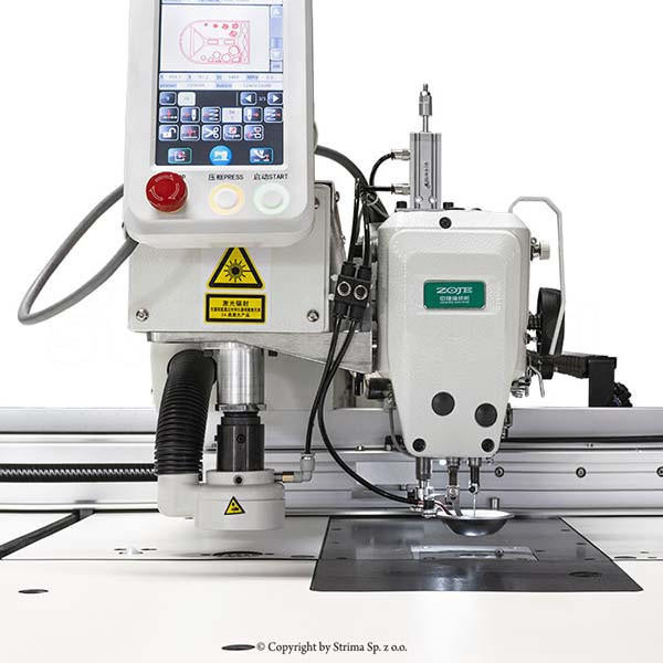 ZOJE ZJ-M6-GS900H-SF-V3 1300mm x 900mm Complete CNC Pattern Sewing Machine