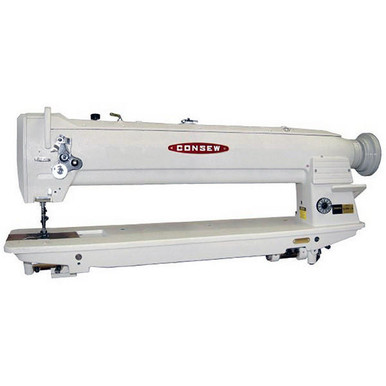 Consew 255RBL-25 Heavy Duty Single Needle Compound Walking Foot Sewing ...