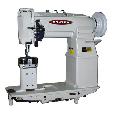 Consew 329RB-2 Heavy Duty Double Needle Post Bed Angular Stitching ...