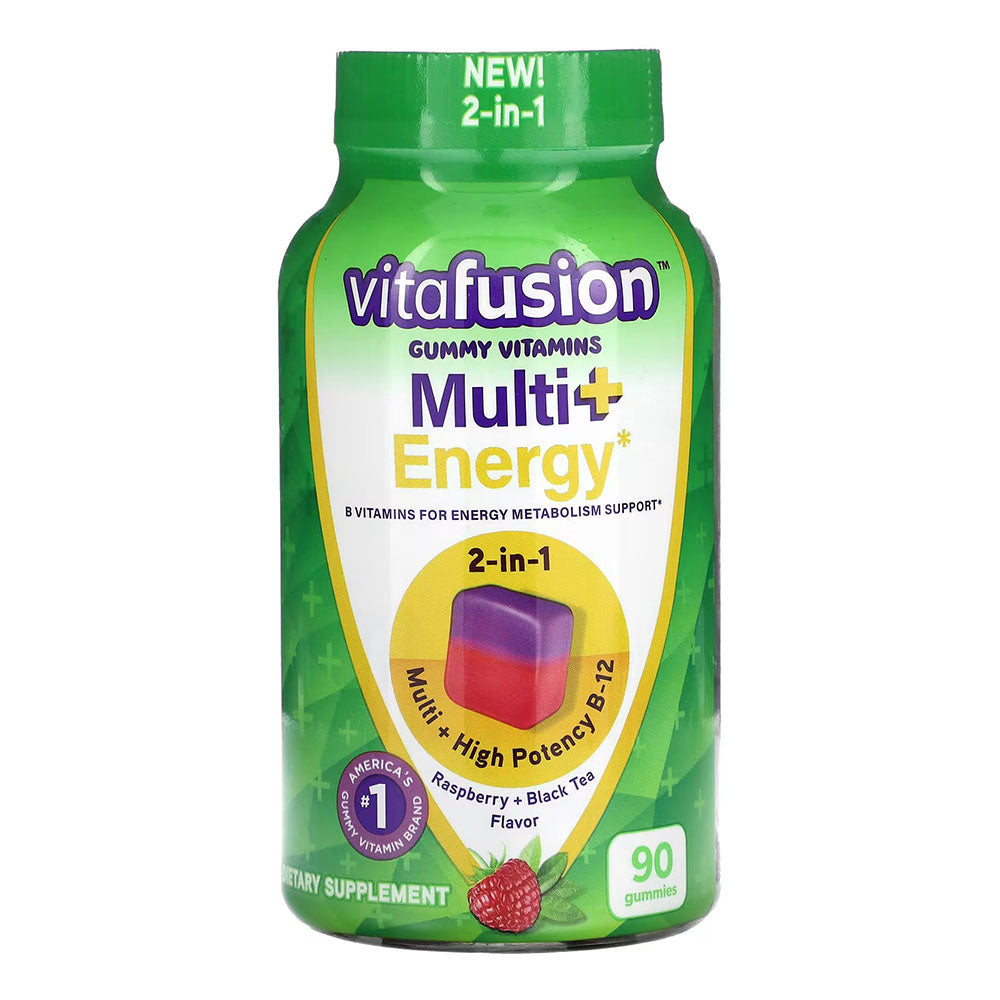 Vitafusion Multi Plus Energy Raspberry & Black Tea - 90 Gummies ...