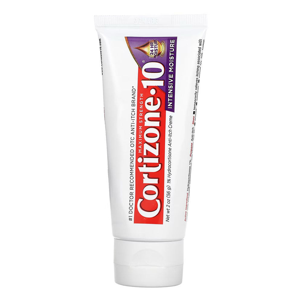 Cortizone 10 Maximum Strength Intensive Moisture Anti-Itch Cream with 1 ...