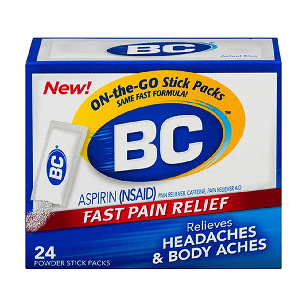 BC Headache Powder Packets, 24 Ea - wisermerchant