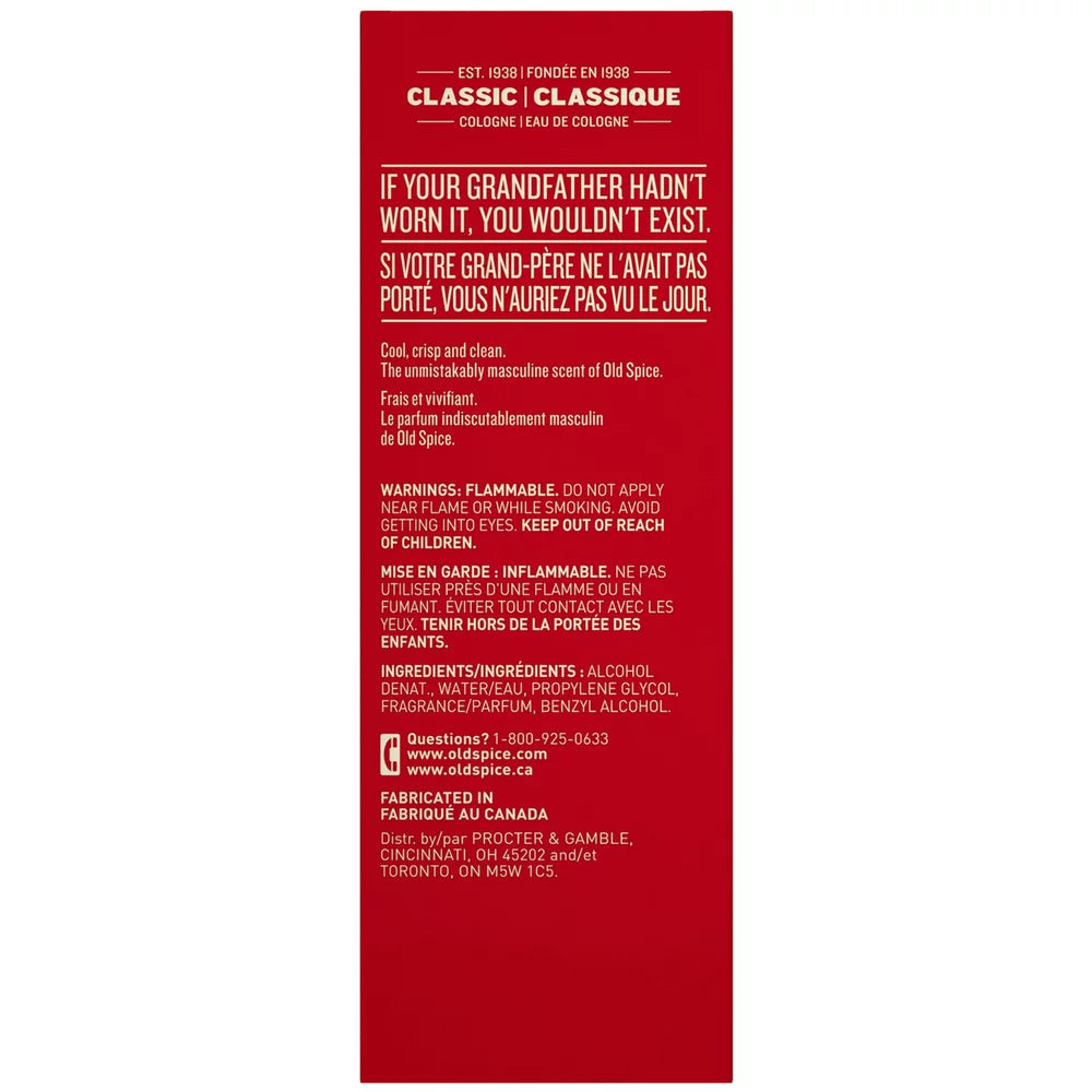 Old Spice Edu Classic Cologne Spray - 6.375 Oz - wisermerchant