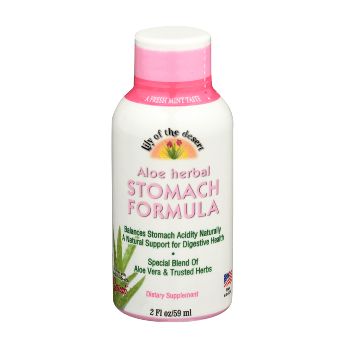 Lily Of The Desert Stomach Formula Shots 2 Fl Oz - wisermerchant