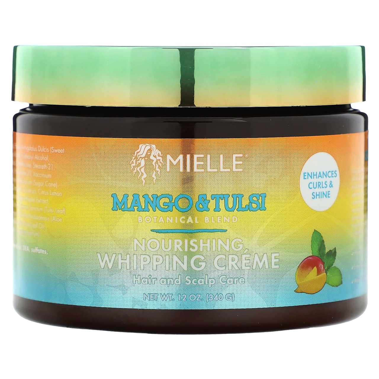 Mielle Mango & Tulsi Nourishing Whipping Creme - 12 Oz - wisermerchant