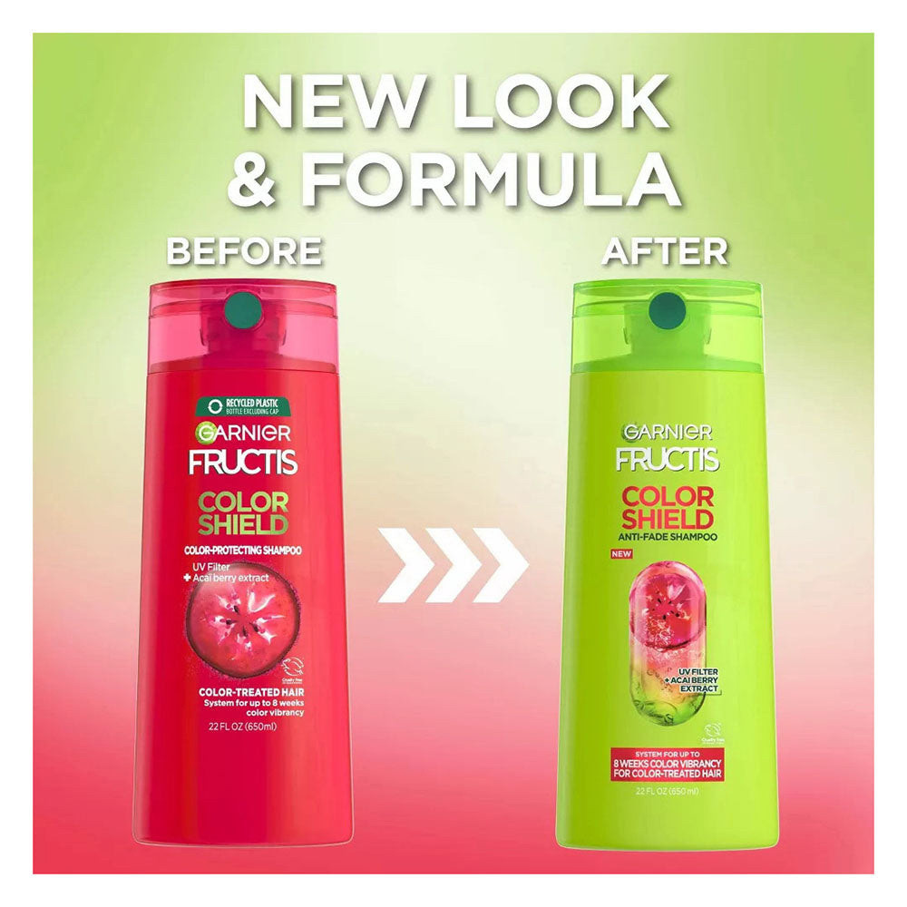 Garnier Fructis Color Shield Shampoo, Color-Treated Hair, 22 Fl. Oz ...