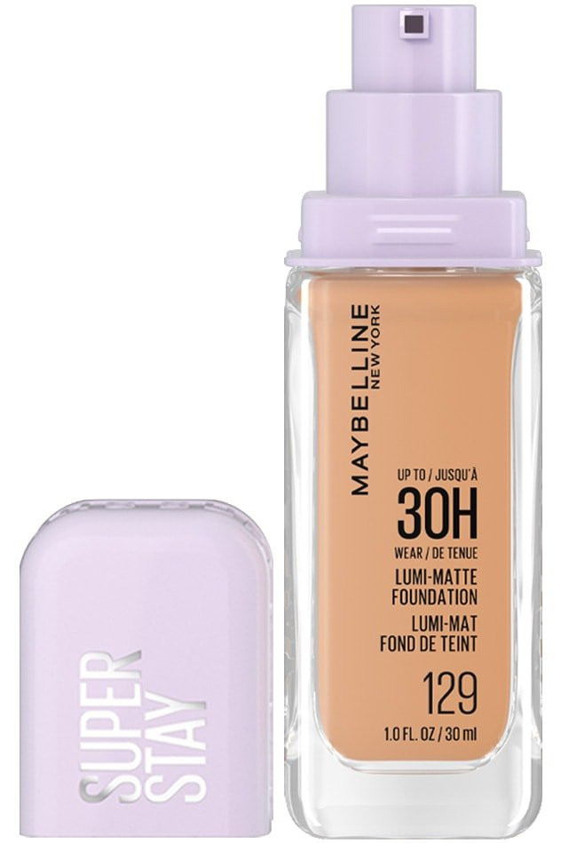 MAYBELLINE New York Super Stay Lumi-Matte Foundation Makeup, 129, 1 oz