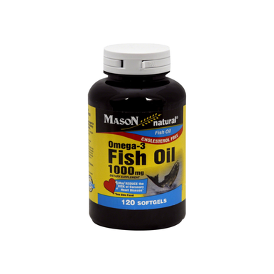 Mason Natural Omega-3 Fish Oil 1000 Mg Softgels - 120 Ea - wisermerchant