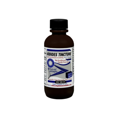 Humco Iodides Tincture (Decolorized Iodine) 2 Oz - wisermerchant