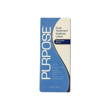 Purpose Dual Treatment Moisture Lotion, Spf 10 4 Oz - wisermerchant