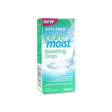 Opti-Free Pure Moist Rewetting Drops 12 Ml - wisermerchant