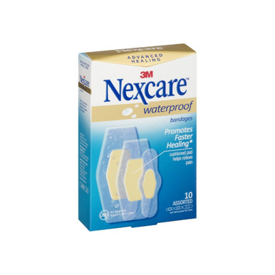 Nexcare Advanced Healing Waterproof Bandages 10 Ct - wisermerchant