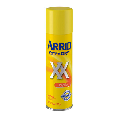 Arrid Extra Dry Deodorant Antiperspirant Spray, Regular Scent - 6 Oz ...