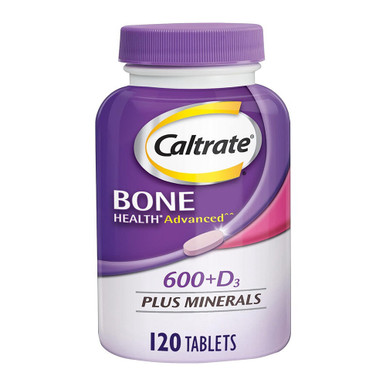 Caltrate Bone Health Advanced 2 in 1 Dual Action Minerals, 120 Ea ...