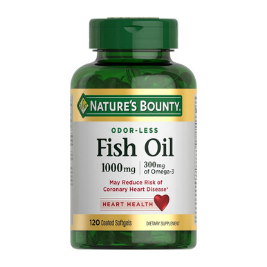 Nature'S Bounty Omega-3 Fish Oil 1000 Mg Softgels - wisermerchant
