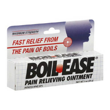 Boil Ease Ointment Maximum Strength Fast Pain Relief, 1 Oz - wisermerchant