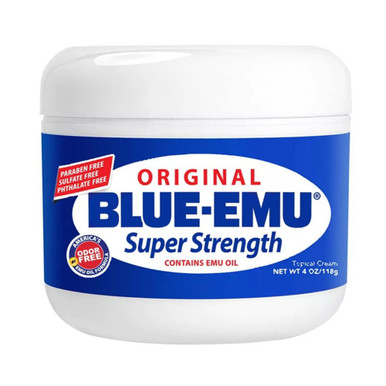 Blue Emu Super Strength Formula Pain Relief Cream, 4 Oz - wisermerchant