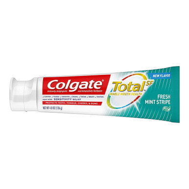 Colgate Total Toothpaste Mint Stripe Gel for All Day Protection, 4.8 oz ...