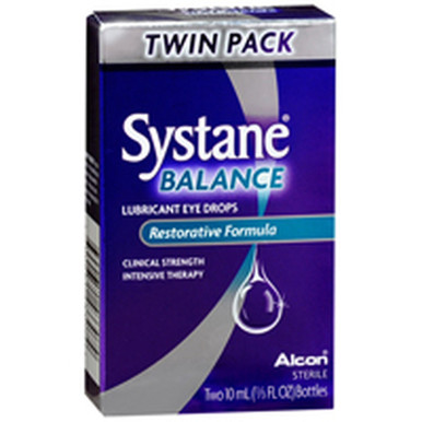 Systane Restorative Formula Balance Lubricant Eye Drops, 2 Ea - 3.5 Fl ...