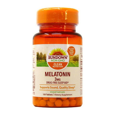 Sundown Melatonin 3 Mg Tablets 120 Tablets - epharmastore.com