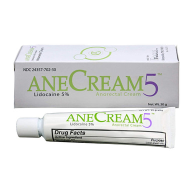 Anecream5 Topical Pain Relief With Lidocaine, 5% - 30 Grams - wisermerchant
