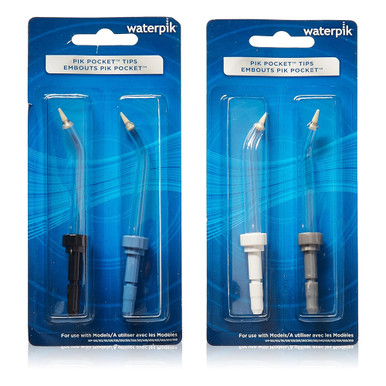 Waterpik Genuine Pik Pocket Replacement Tips - 2 Ct - wisermerchant