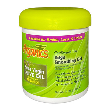 Arganics Olive Oil Edge Smoothing Gel, 16 Oz